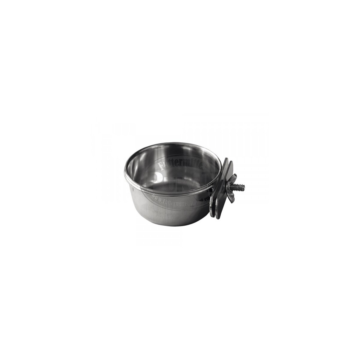 Edelstahl Futternapf inox + 1 schraube S 330ml - 9,5cm, 3,79