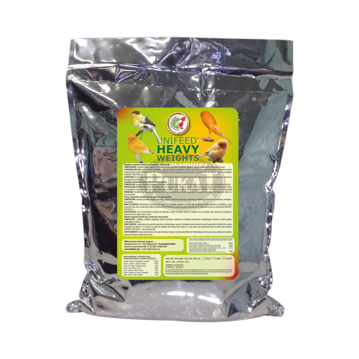 L.O.R Unifeed für Kanarienvögel Heavy Weigts (große Rassen) 5kg, 29,50